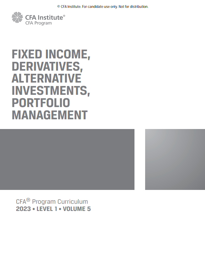 Fixed Income, Derivatives, Alternative Investments, and Portfolio ...