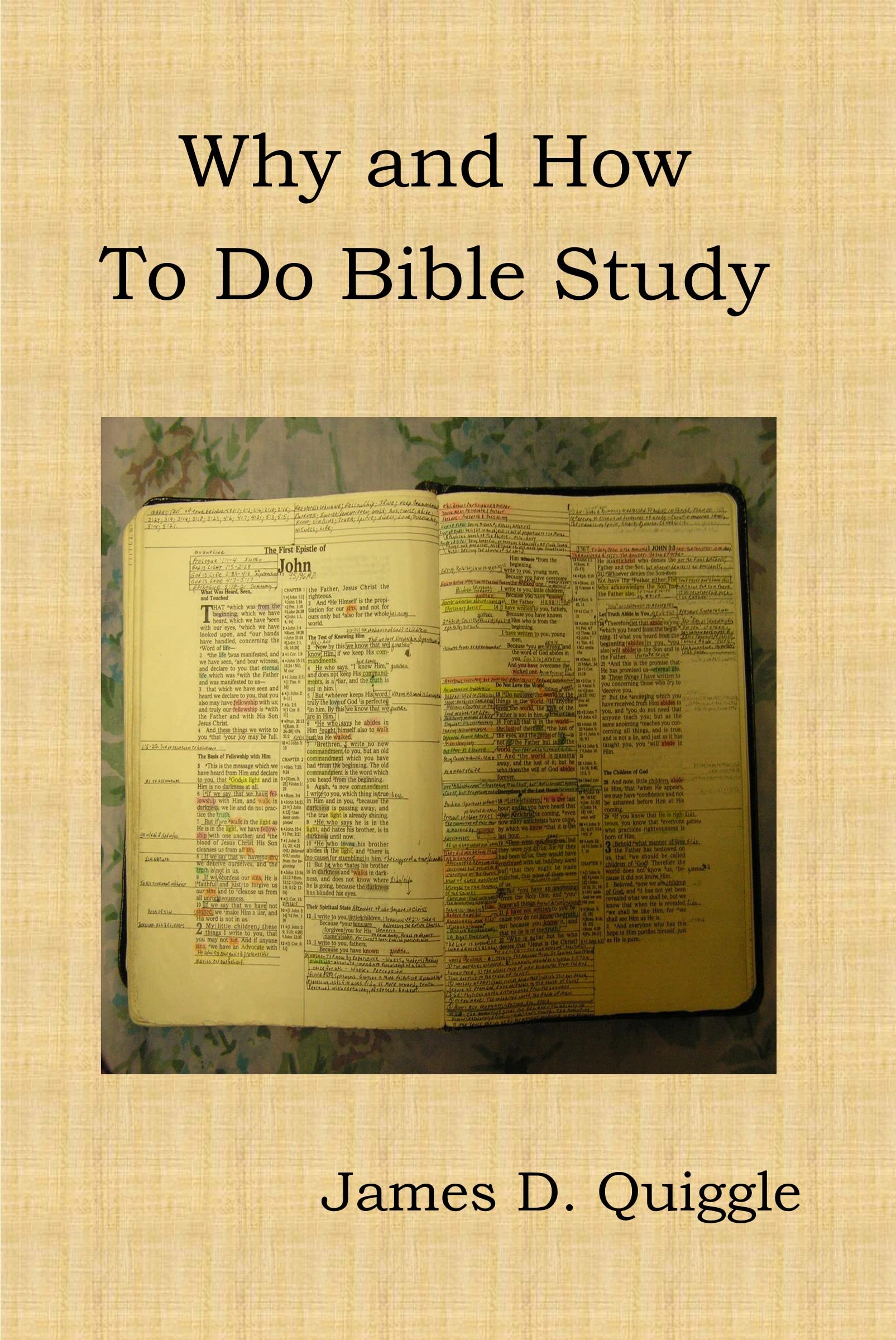 Why and How to do Bible Study by James D. Quiggle | Goodreads