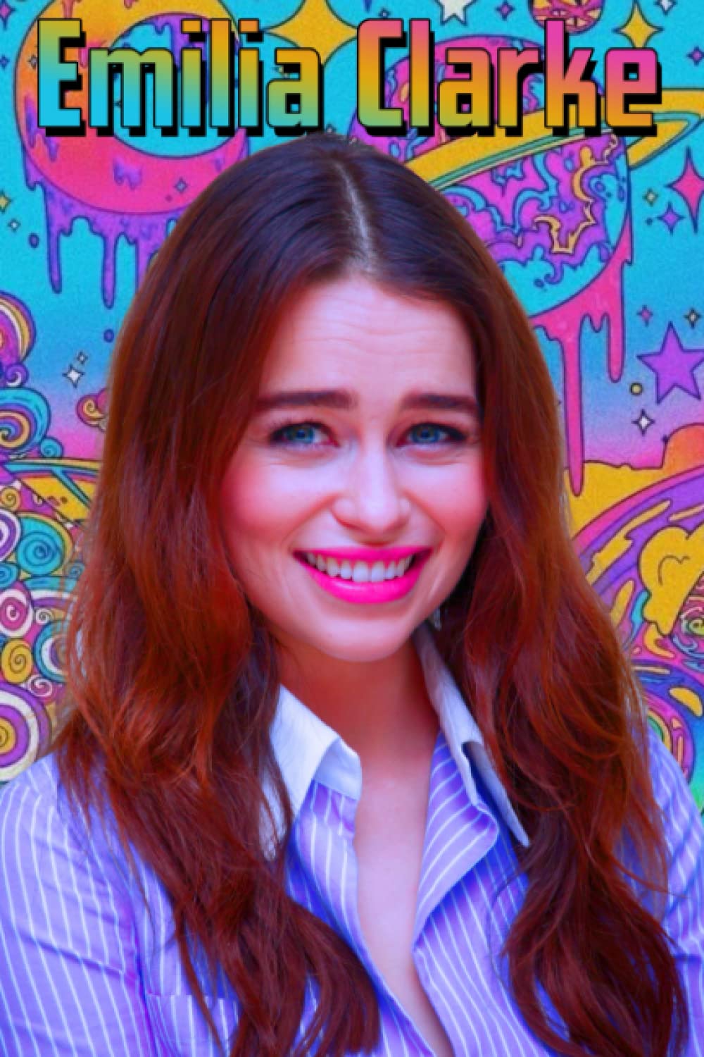 Emilia Clarke Notebook: Cute College Wide Ruled Journal Notebook for ...