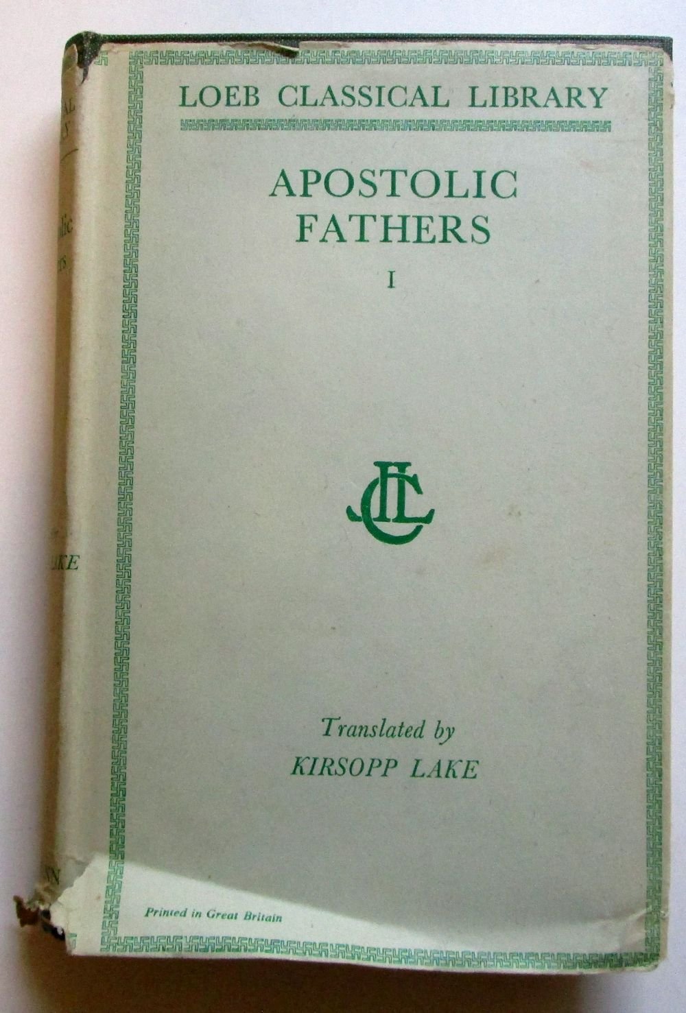 Apostolic Fathers: v. 1 (Loeb Classical Library) by K. Lake | Goodreads