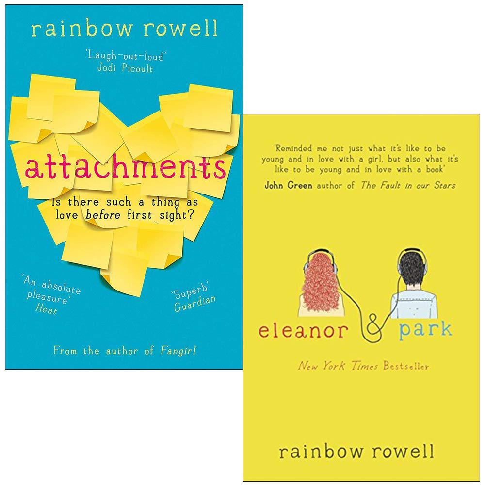 Attachments & Eleanor & Park By Rainbow Rowell 2 Books Collection Set ...