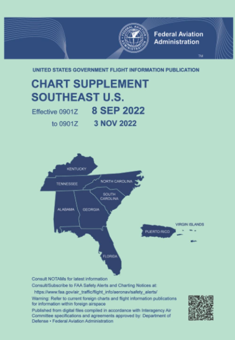 Chart Supplement Southeast U.S. by Federal Aviation Administration ...