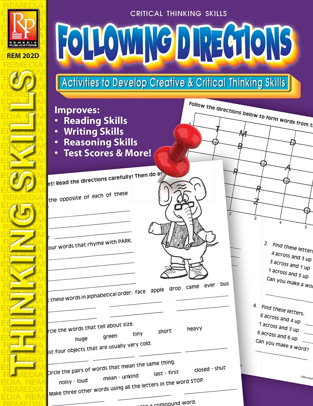 Critical Thinking Skills: Following Directions | Reproducible Activity ...
