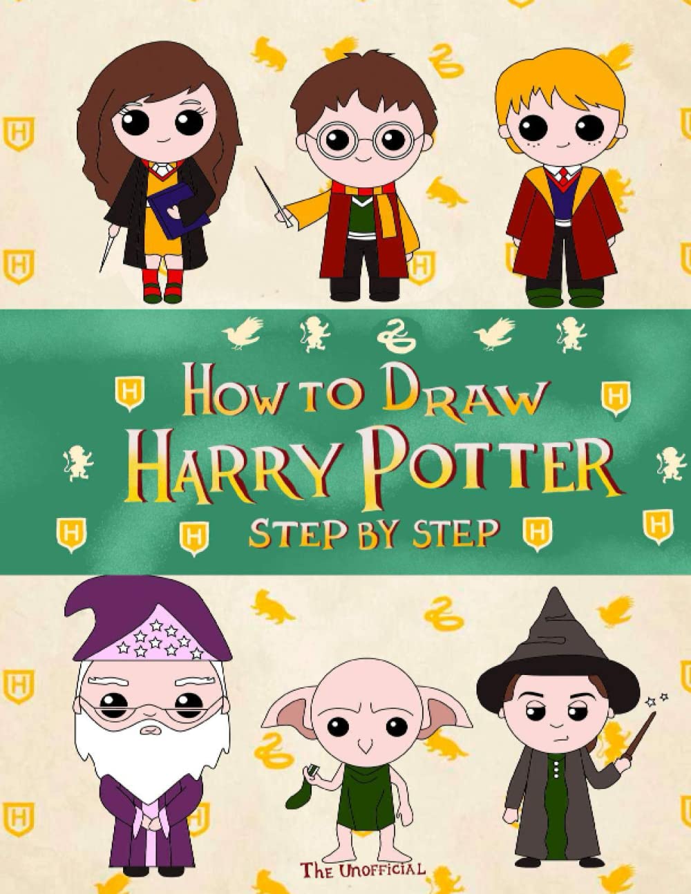 How To Draw Harry Pot햙er: Harry Pot햙er Drawing Book For Kids - Draw ...