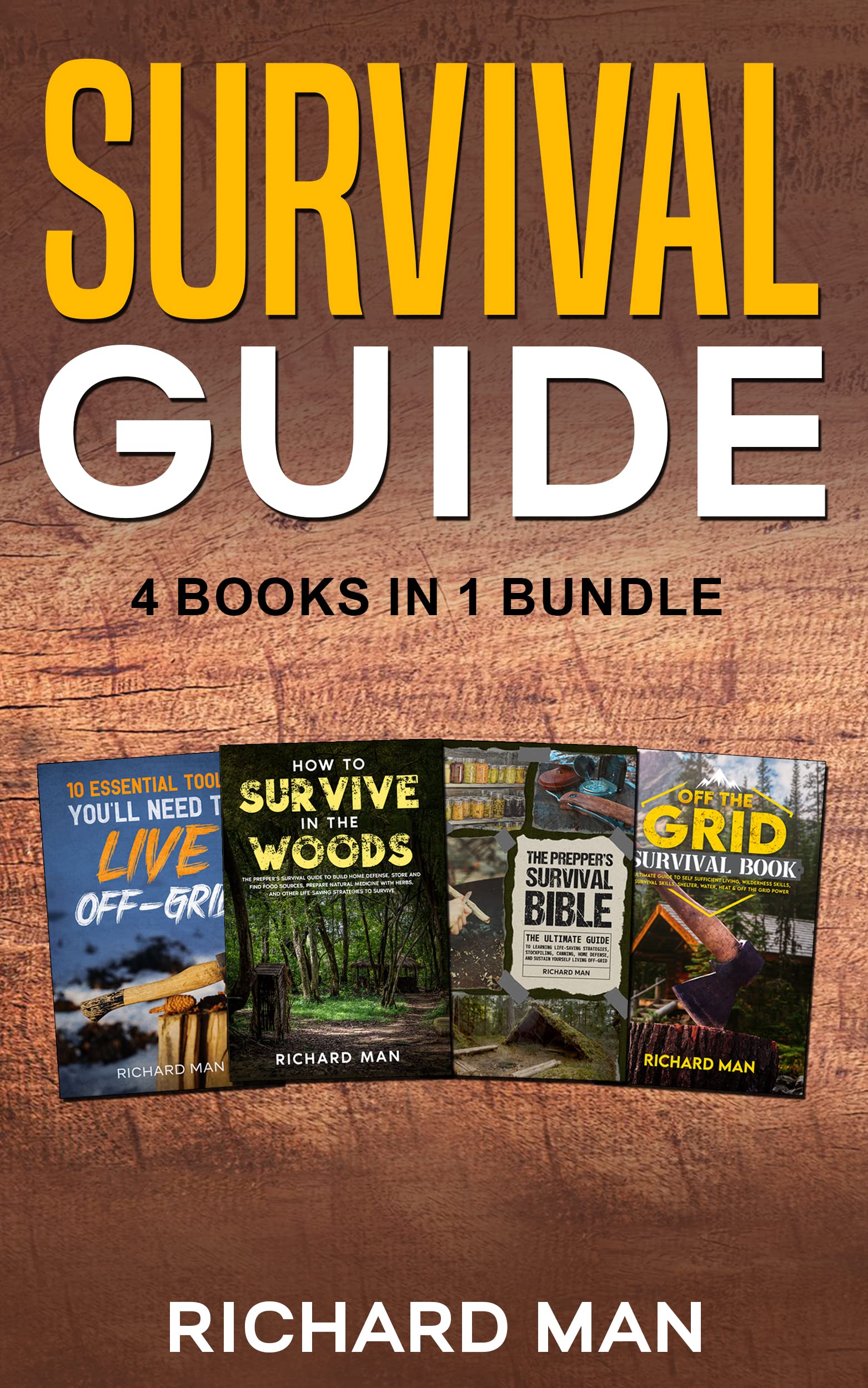 4 in 1 Bundle Off the Grid Survival Book, Prepper's Survival Bible, How ...