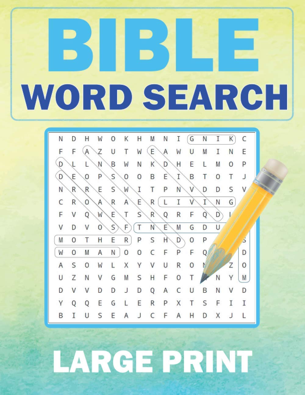Bible Word Search Large Print: KJV Bible Large Print Word Search Puzzle ...
