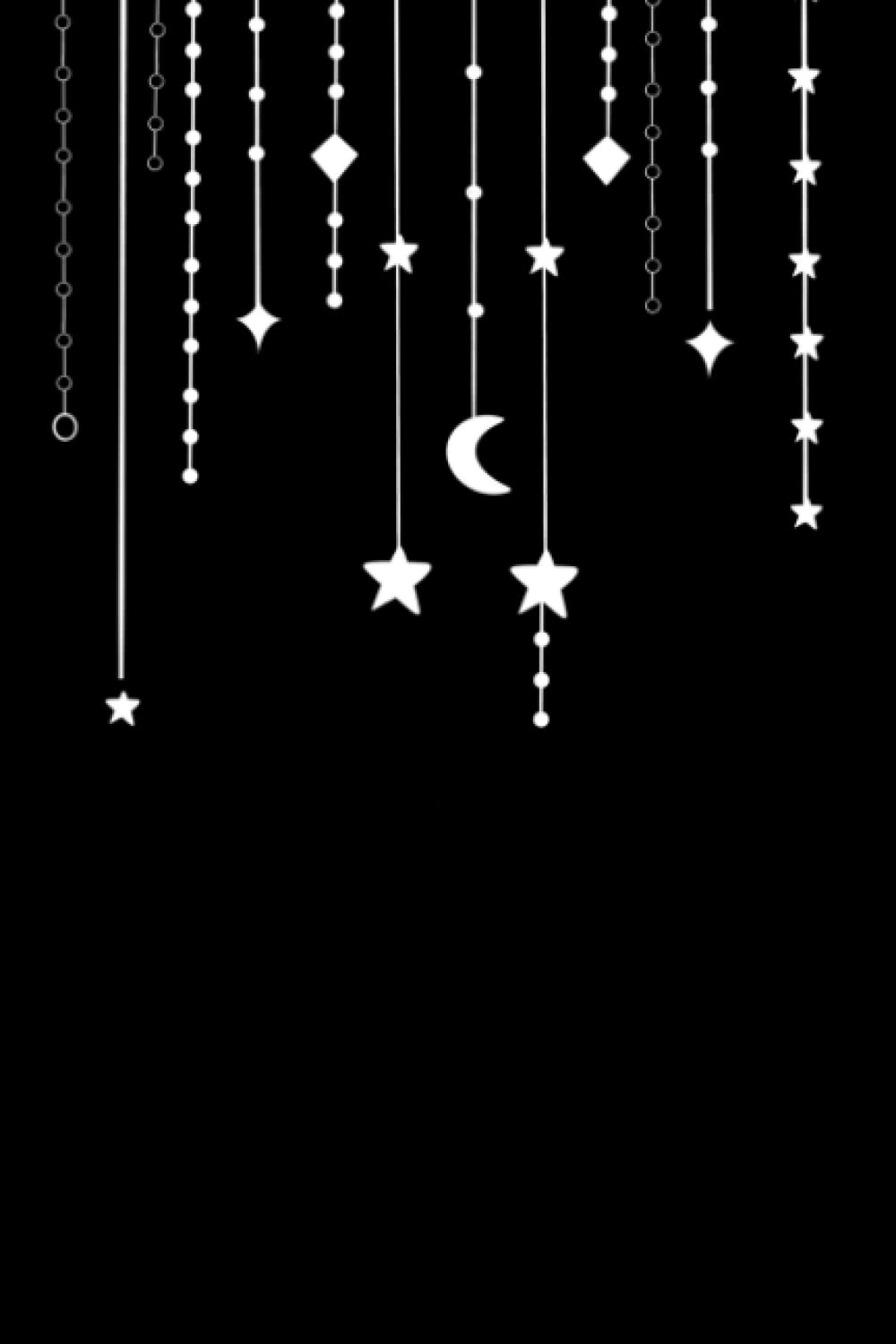 Moon and Stars Bullet Dot Grid Journal: 6x9 - 120 page dotted Journal ...