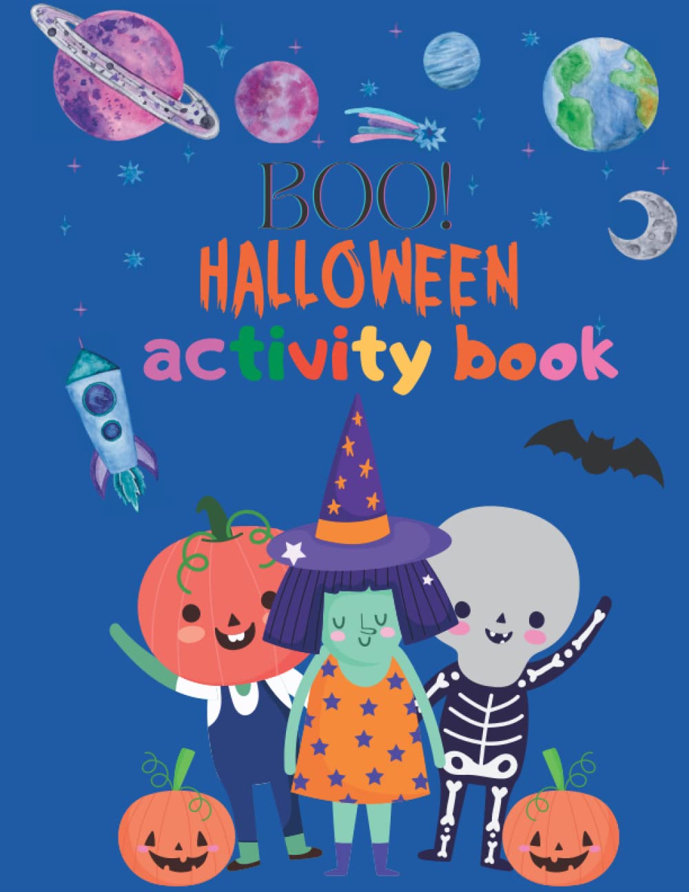 Halloween Coloring Handwriting for my Daughter |BOO Trick or Treat Book ...