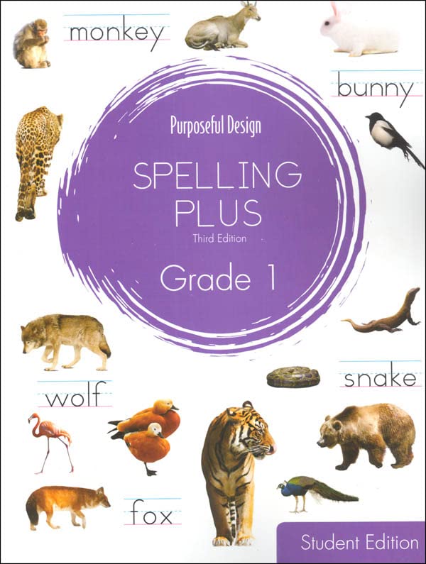 Purposeful Design: Spelling Plus Grade 1 Student Edition by Unknown ...