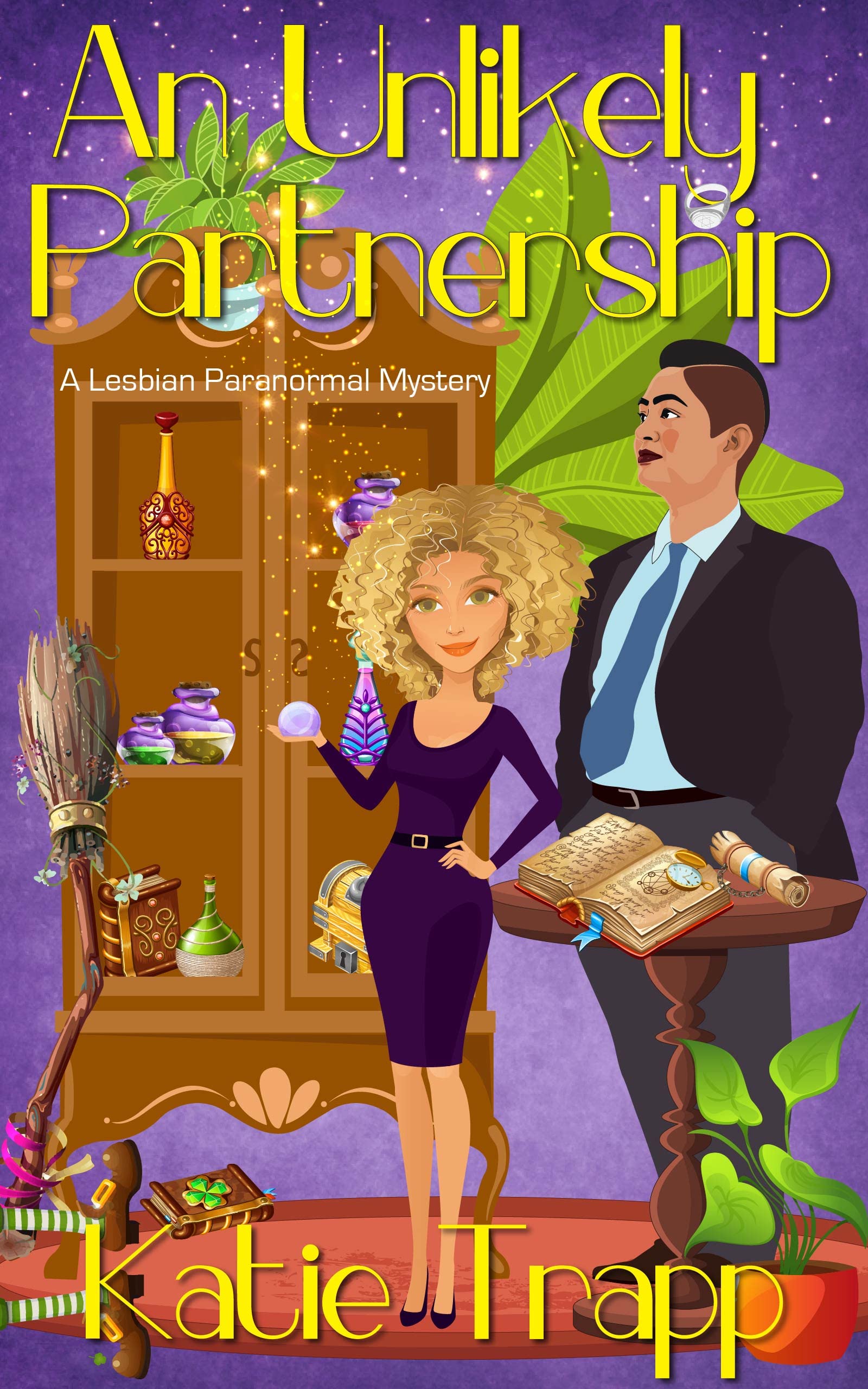 An Unlikely Partnership: A Lesbian Paranormal Mystery by Katie Trapp ...