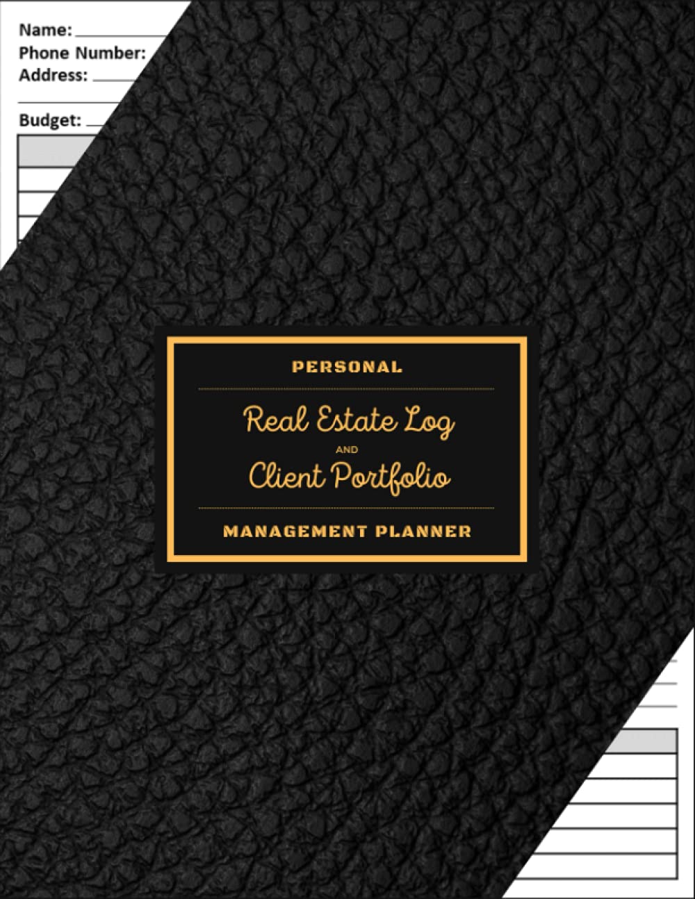 Personal Real Estate Log and Client Portfolio Management Planner ...