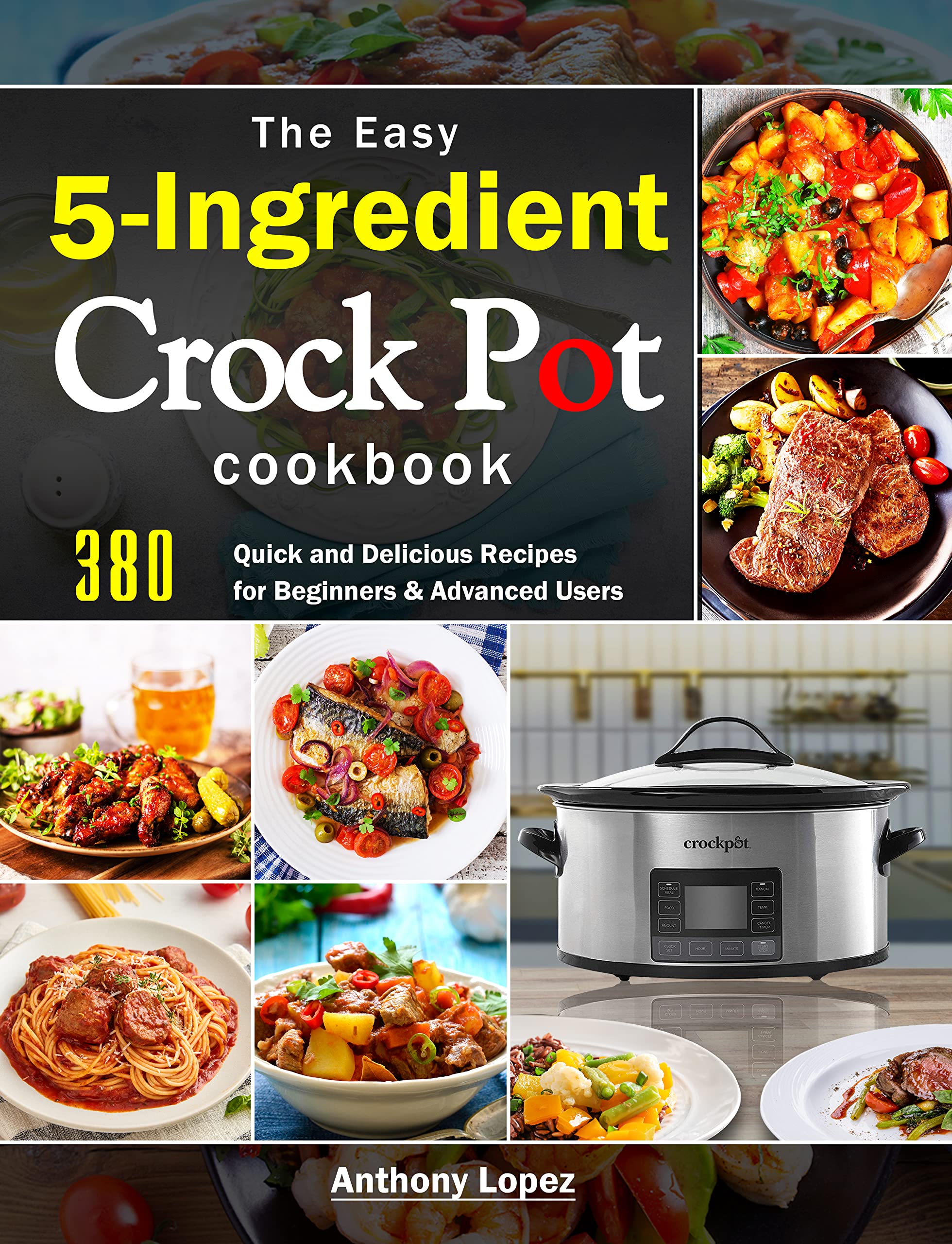 The Easy 5-Ingredient Crock Pot Cookbook: 380 Quick and Delicious ...