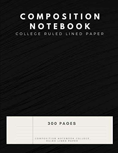 Composition Notebook College Ruled Lined Paper: Diary Legal Pads 8.5 X ...
