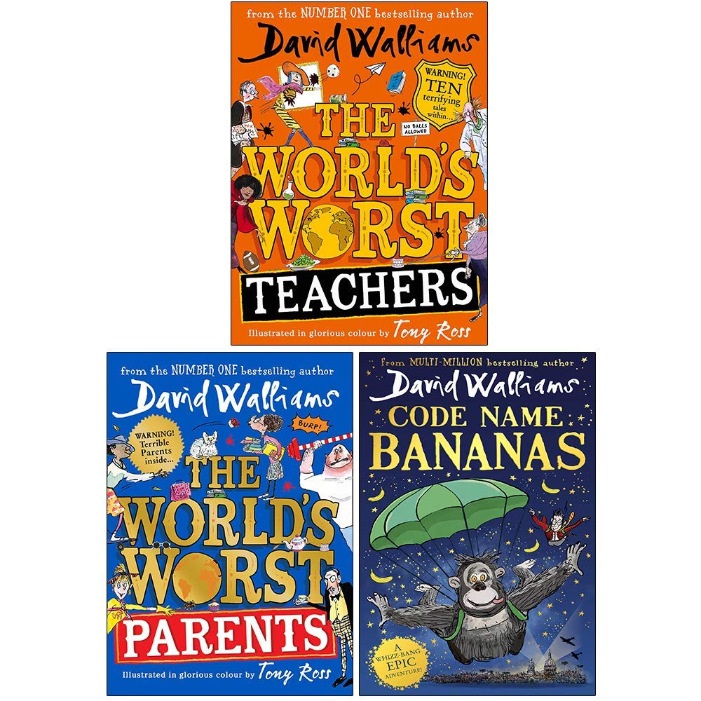David Walliams Collection 3 Books Set by David Walliams | Goodreads