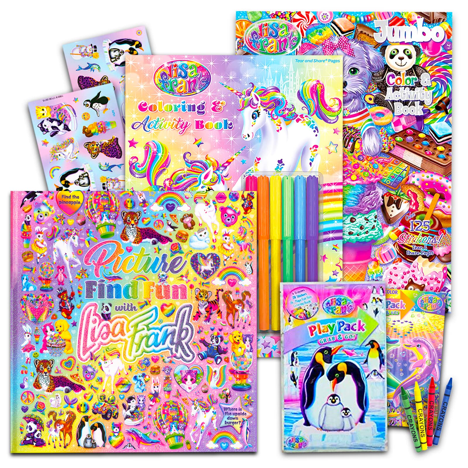 Lisa Frank Puzzle Find Game Book - Lisa Frank Puzzle Pictures, Hidden ...