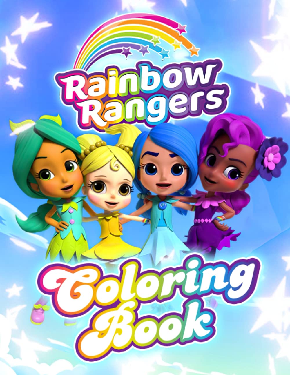 Rainbow Rangers Coloring Book: Plenty Of Fascinating Pictures For Both ...
