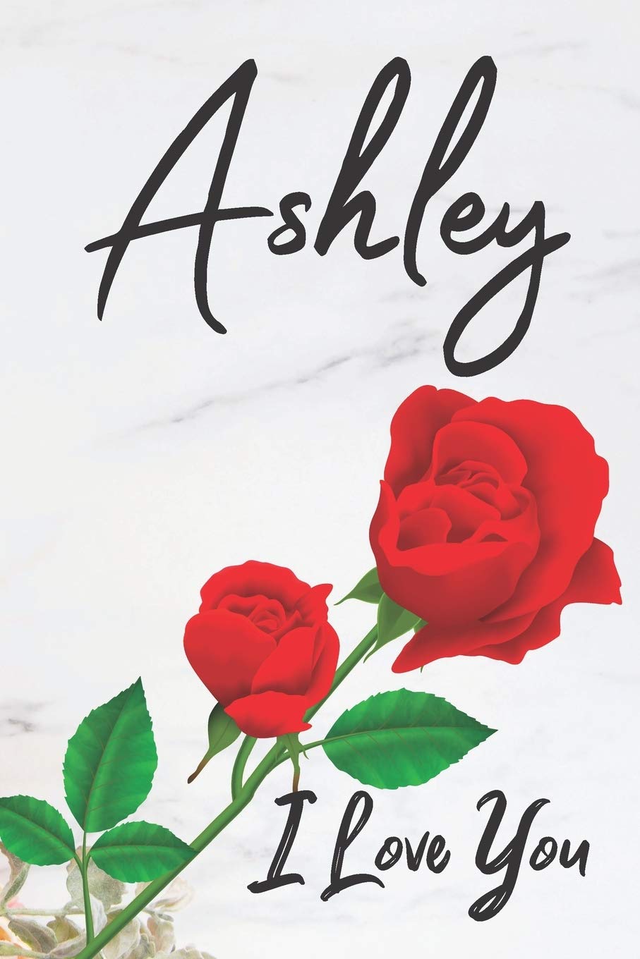Ashley I Love You: Red Love Flowers & Marble Romance Prosperity ...