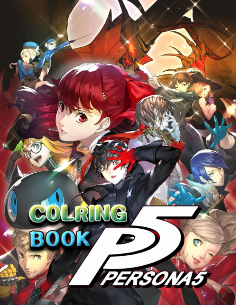 Persona Coloring Book: A Beautiful 5 An Adorable Awesome Exclusive ...