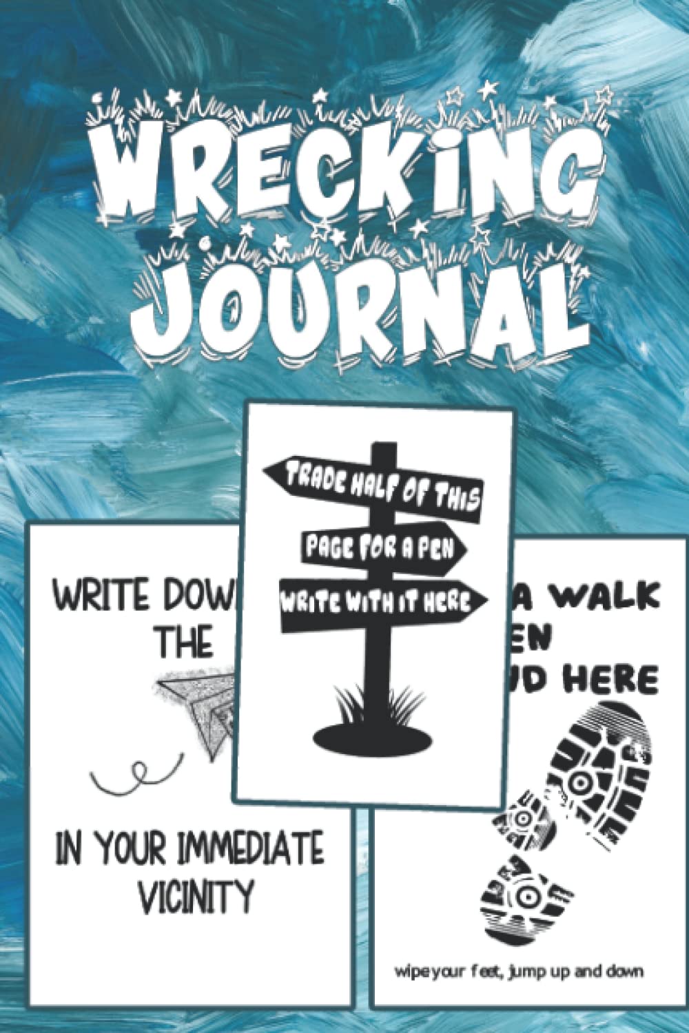Wrecking Journal: Creative, Stress Relief And Anxiety Book with Funny ...