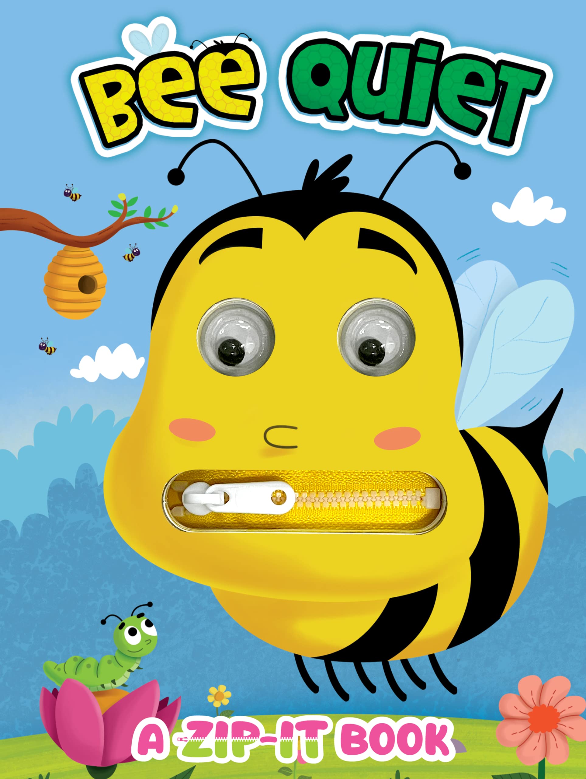 Bee Quiet - Children's Sensory Board Book Featuring Touch and Feel ...
