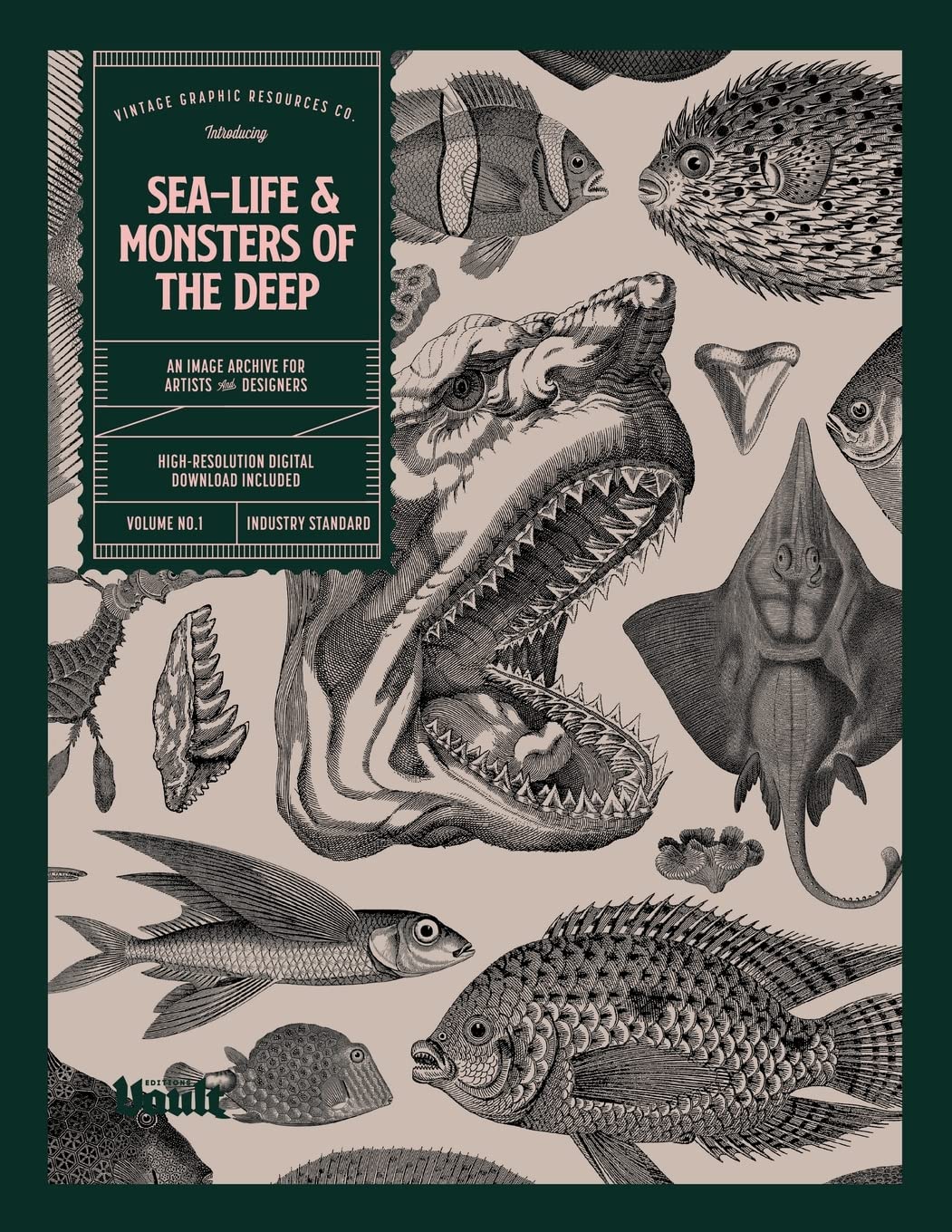 Sea-life & Monsters of the Deep: An Image Archive of 561 Downloadable ...
