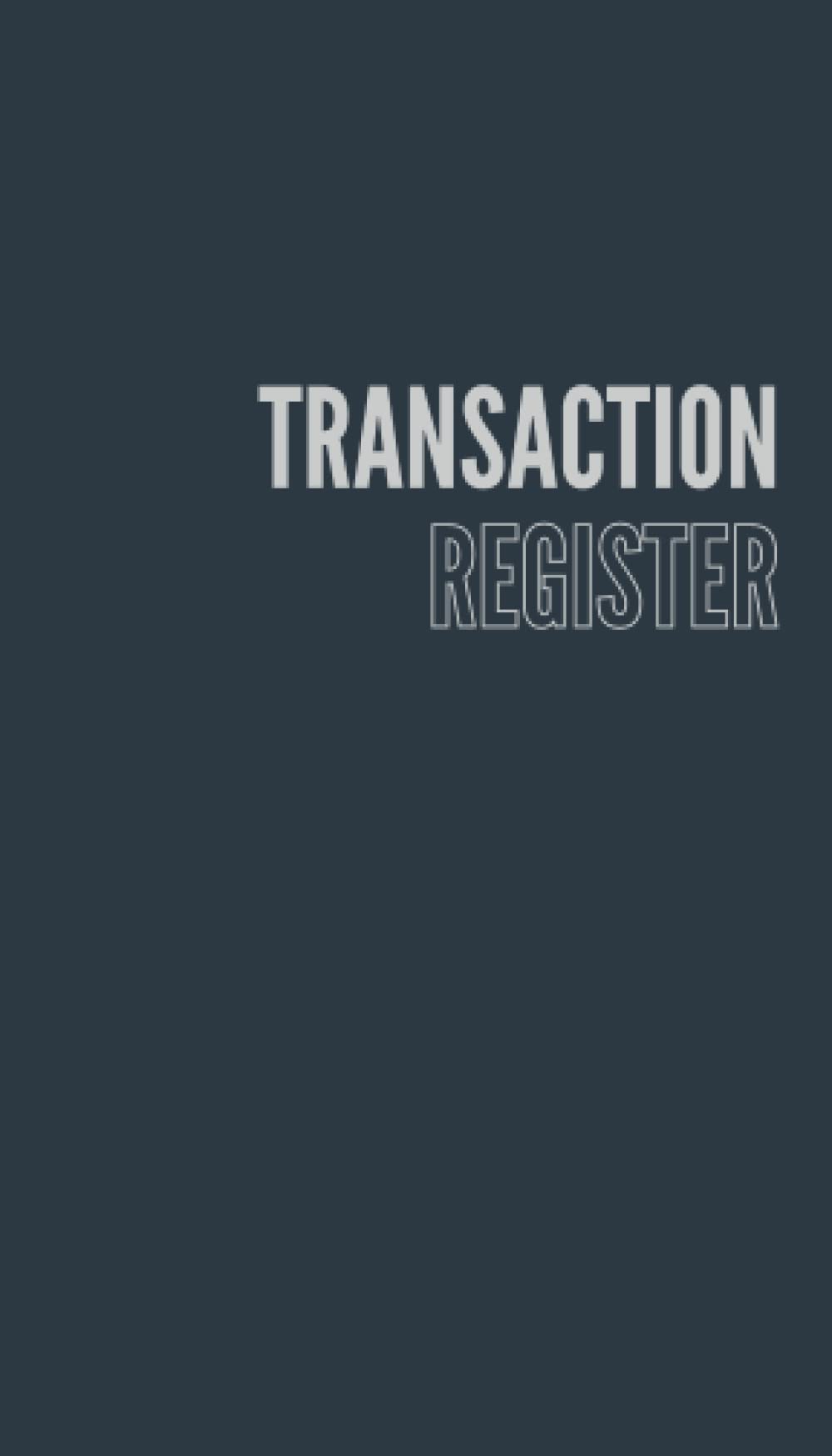 Check Registers For Personal Checkbook: Check Register & Ledger For ...