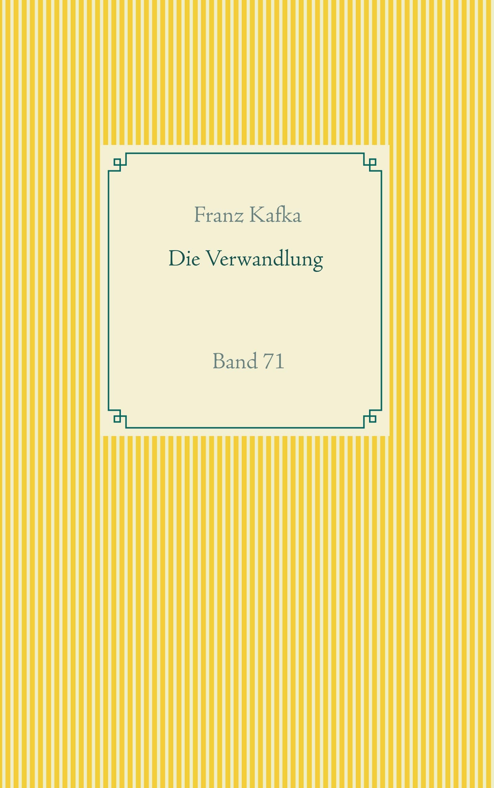 Die Verwandlung: Band 71 (German Edition) by Franz Kafka | Goodreads