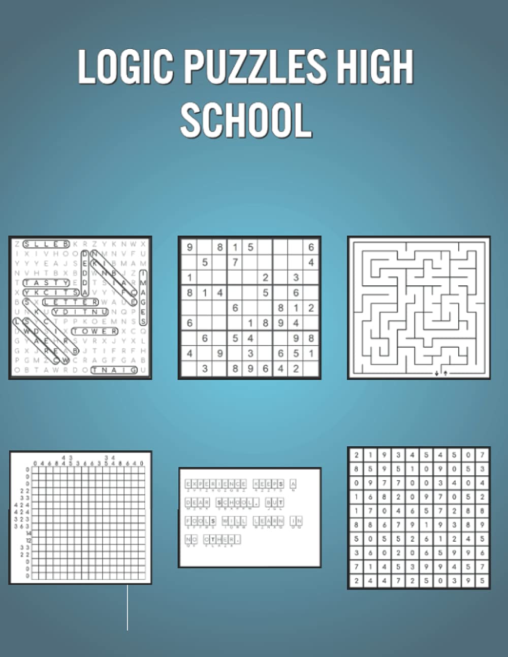 Logic Puzzles High School: 180 Puzzles for Children with Solutions ...