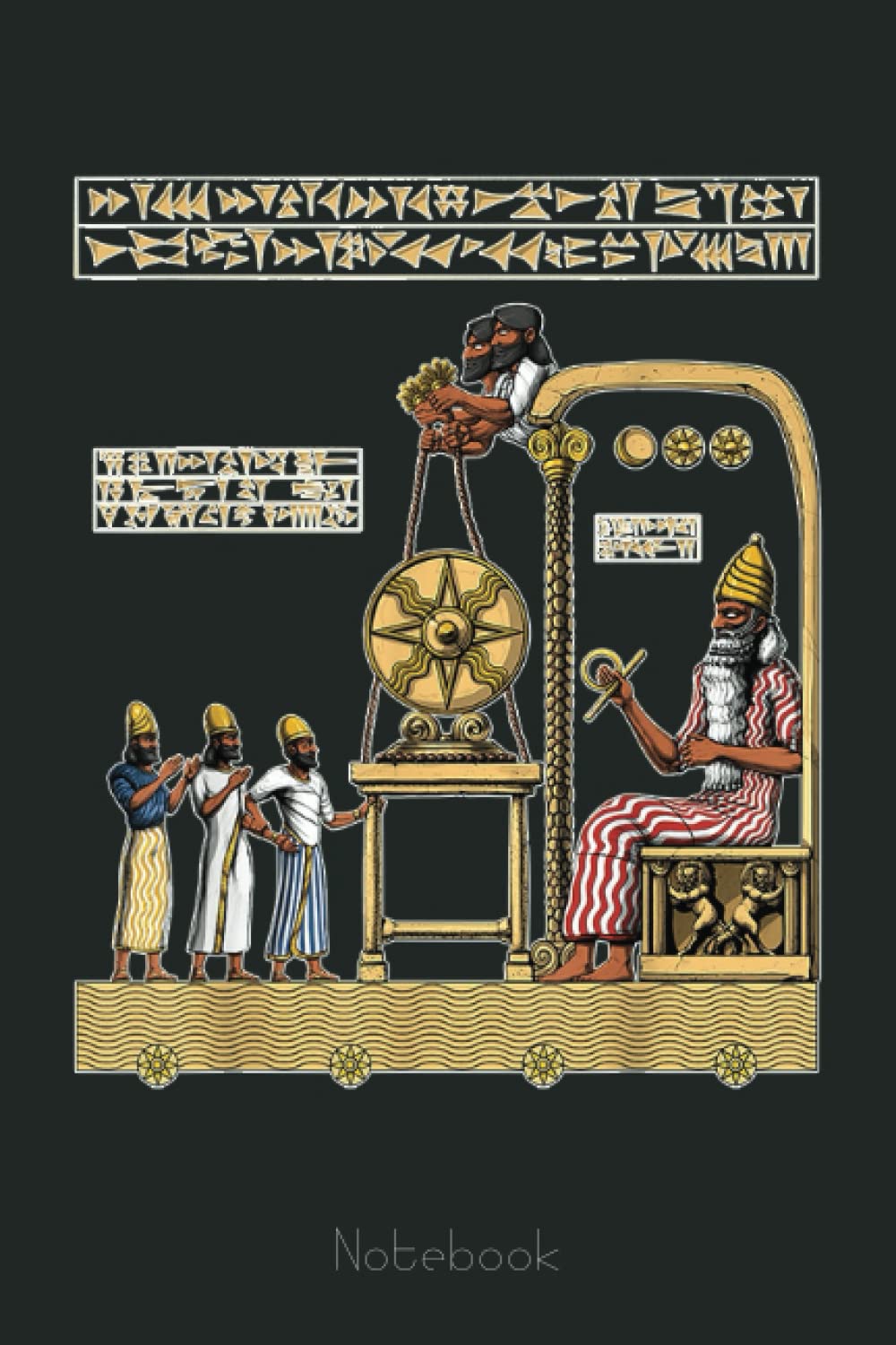 Anunnaki Gods Ancient Sumerian Mythology Babylonian Symbols Notebook ...