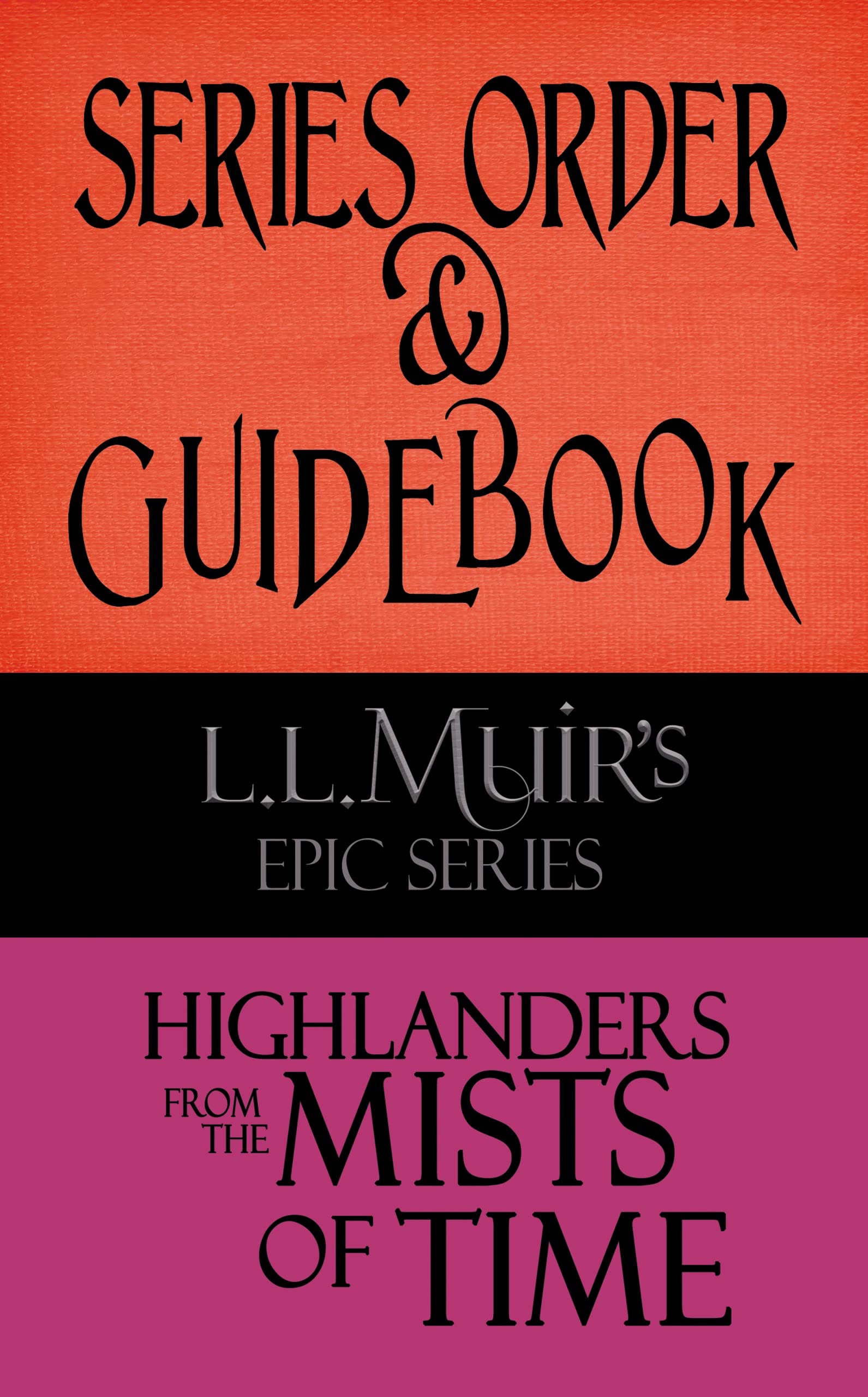 Series Order & Guidebook for Highlanders from the Mists of Time by L.L ...