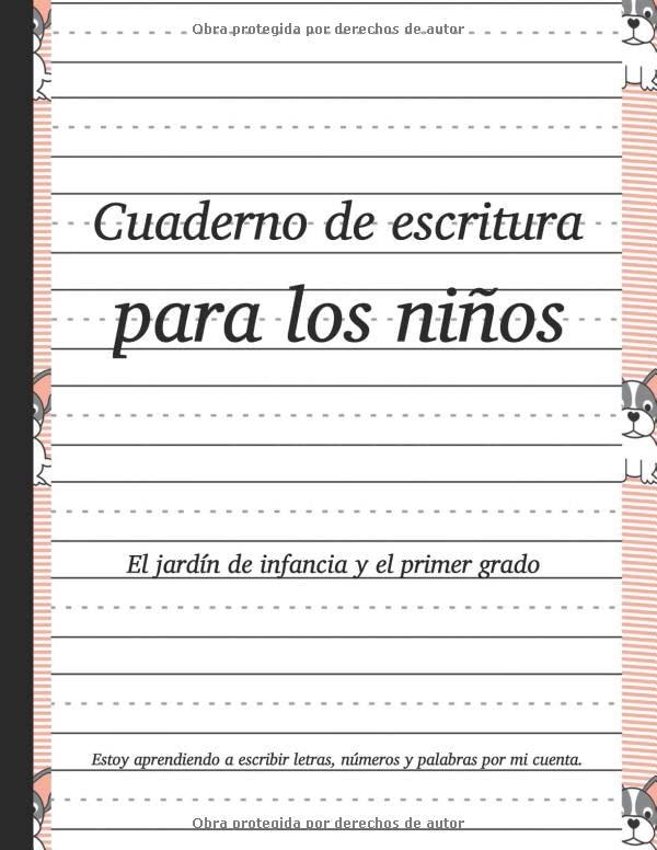 cuaderno de escritura para niños el jardin de infancia y el primer ...
