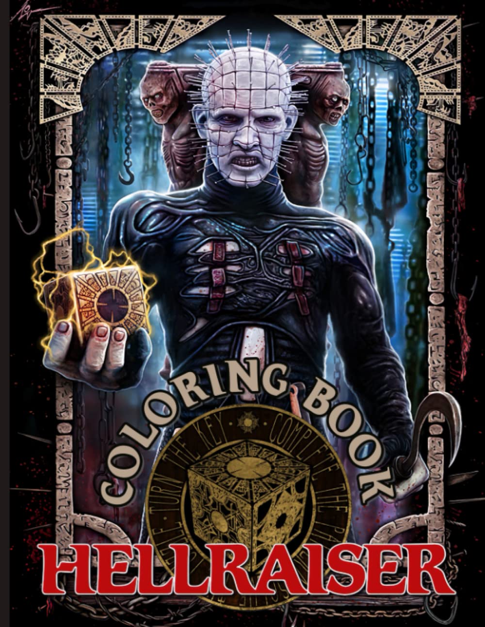 Hellraiser Coloring Book: Anxiety Extreme Giving You Creativity Books ...