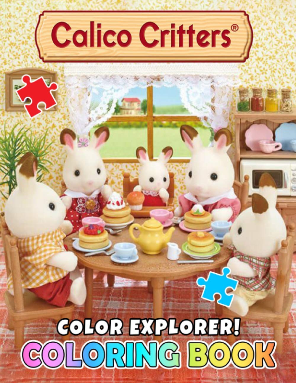 Color Explorer! - Calico Critters Coloring Book: Suitable For All Ages ...