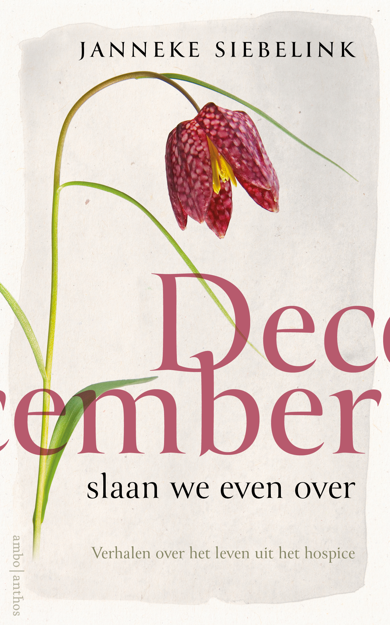 December slaan we even over - Verhalen over het leven uit het hospice ...