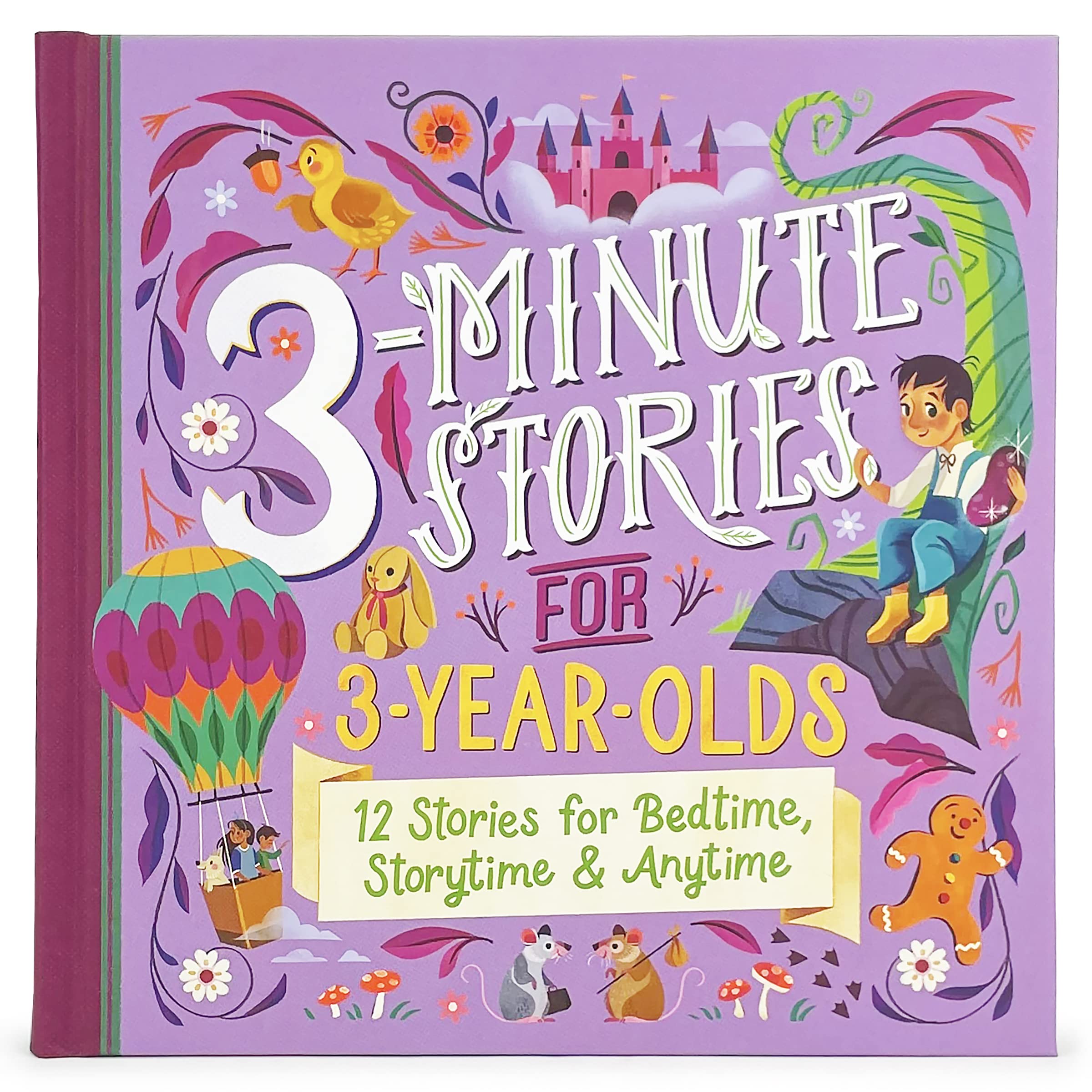 3-Minute Stories for 3-Year-Olds Read-Aloud Treasury, Ages 3-6 by ...