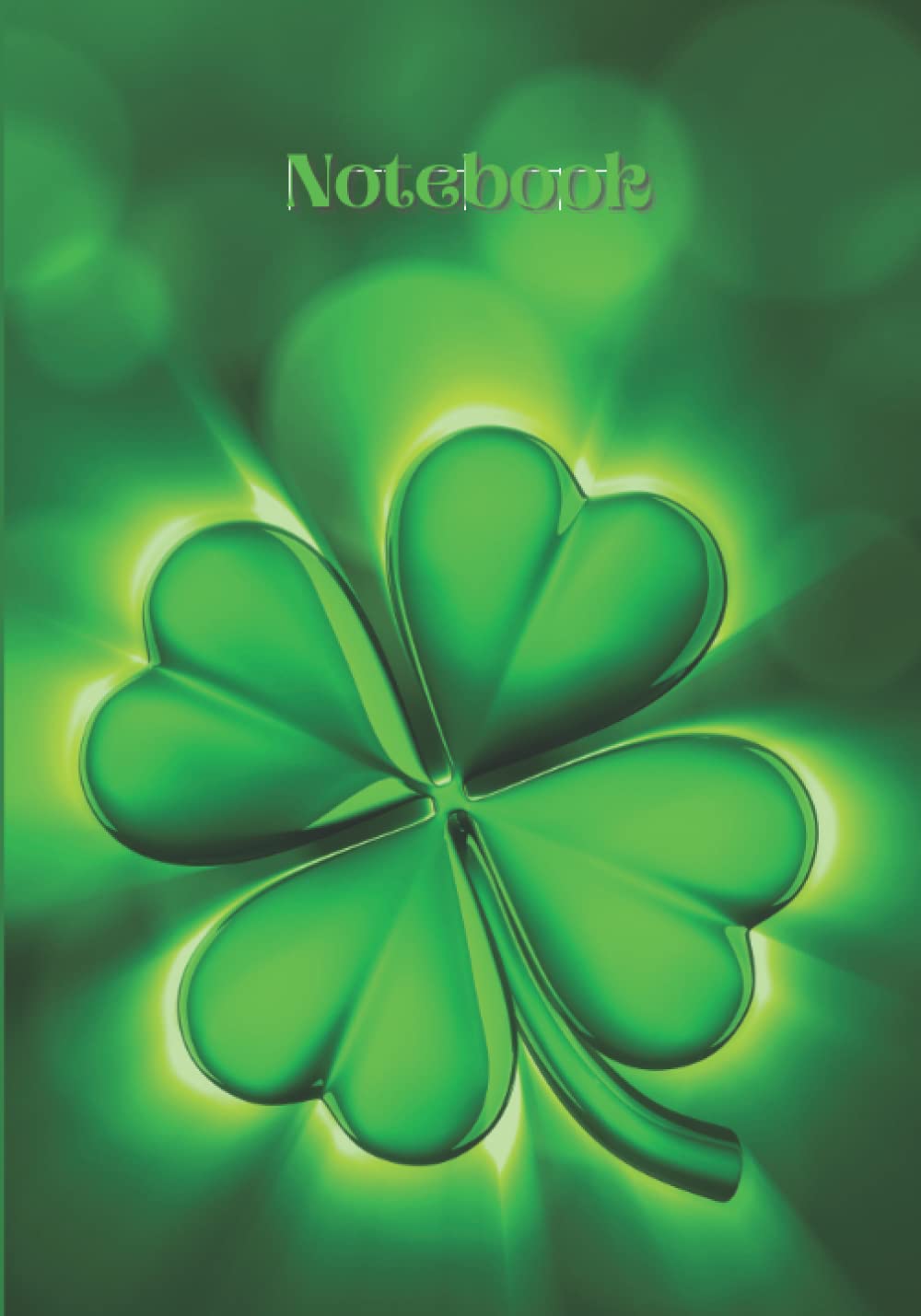 LUCKY Notebook: Notebook, Journal, Diary, or Planner ~ 110 Blank Lined ...