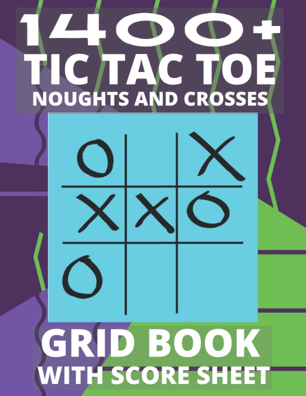 1400+ Tic Tac Toe Noughts and Crosses Grid Book with Score Sheet ...