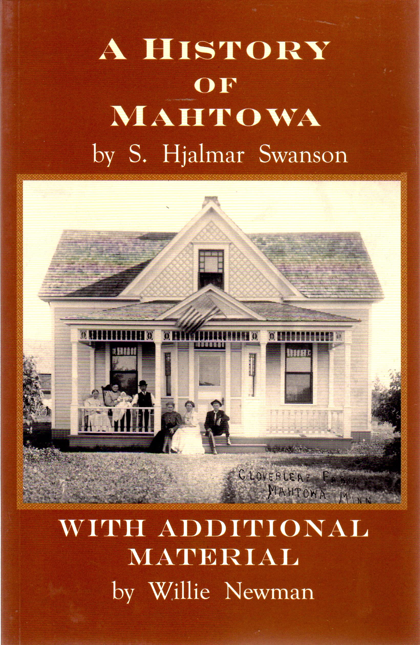 A History of Mahtowa by S. Hjalmar Swanson | Goodreads