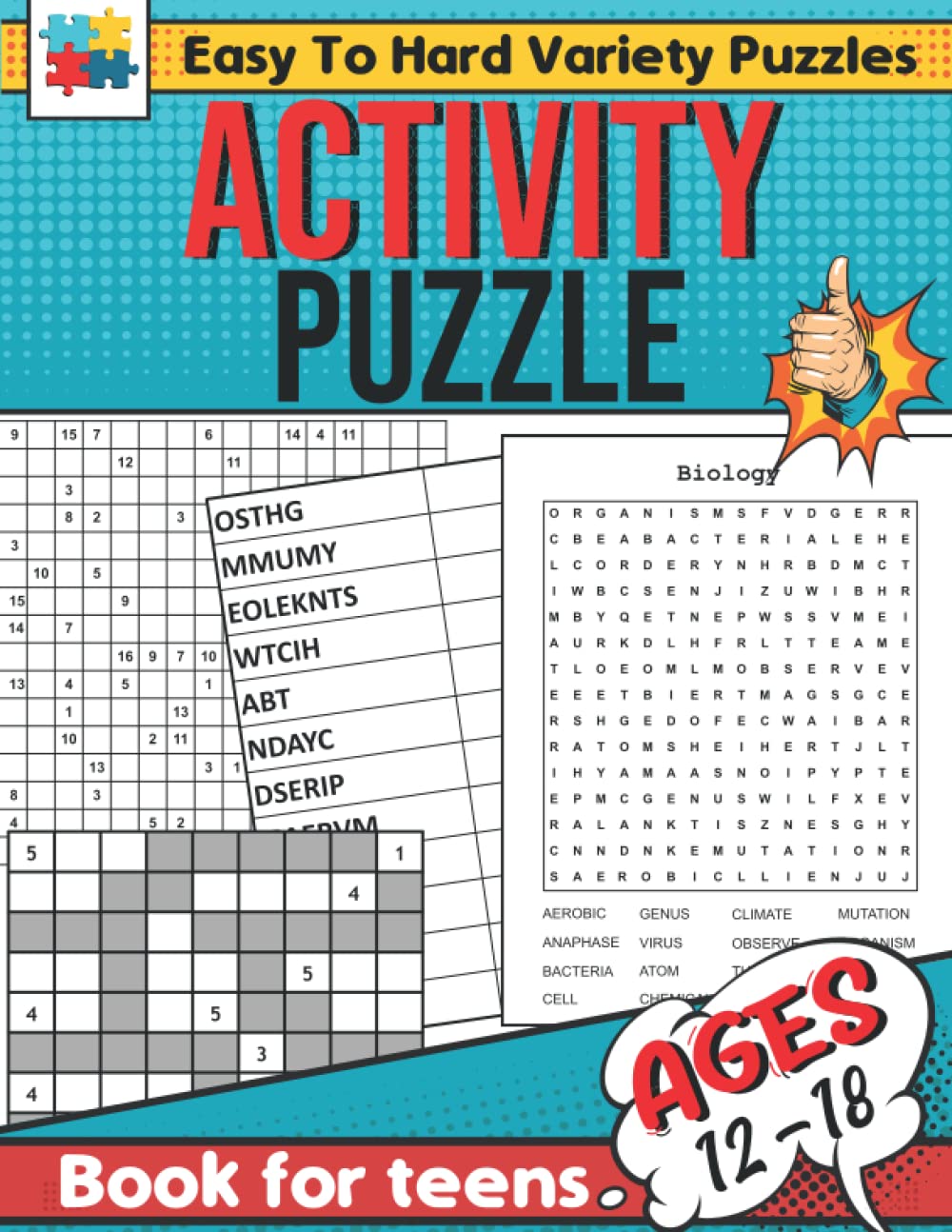 Activity Puzzle Book For Teens Ages 12 18 Fun Brain Games An Activity Puzzle Book For Teens Ages 12 18 Fun Brain Games An