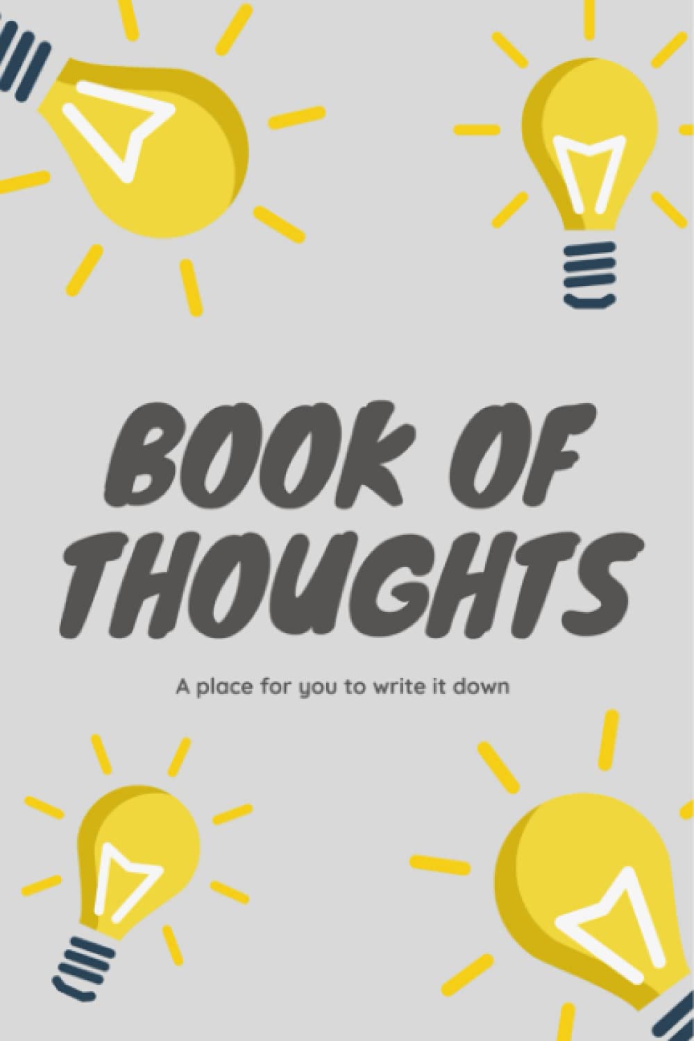 Book of Thoughts: Personal logbook, Journal, Diary, Random Notes by ...
