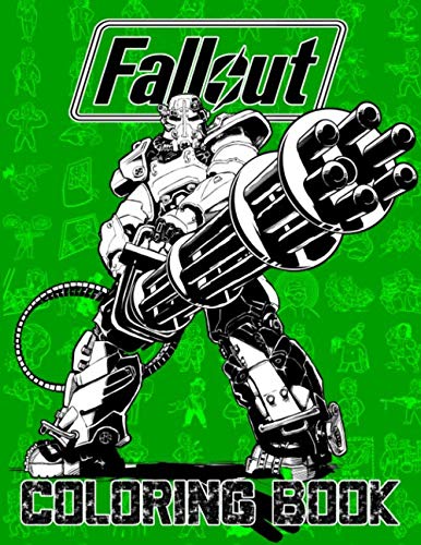 Fallout Coloring Book: Great Coloring Book For Fallout Fans Which ...
