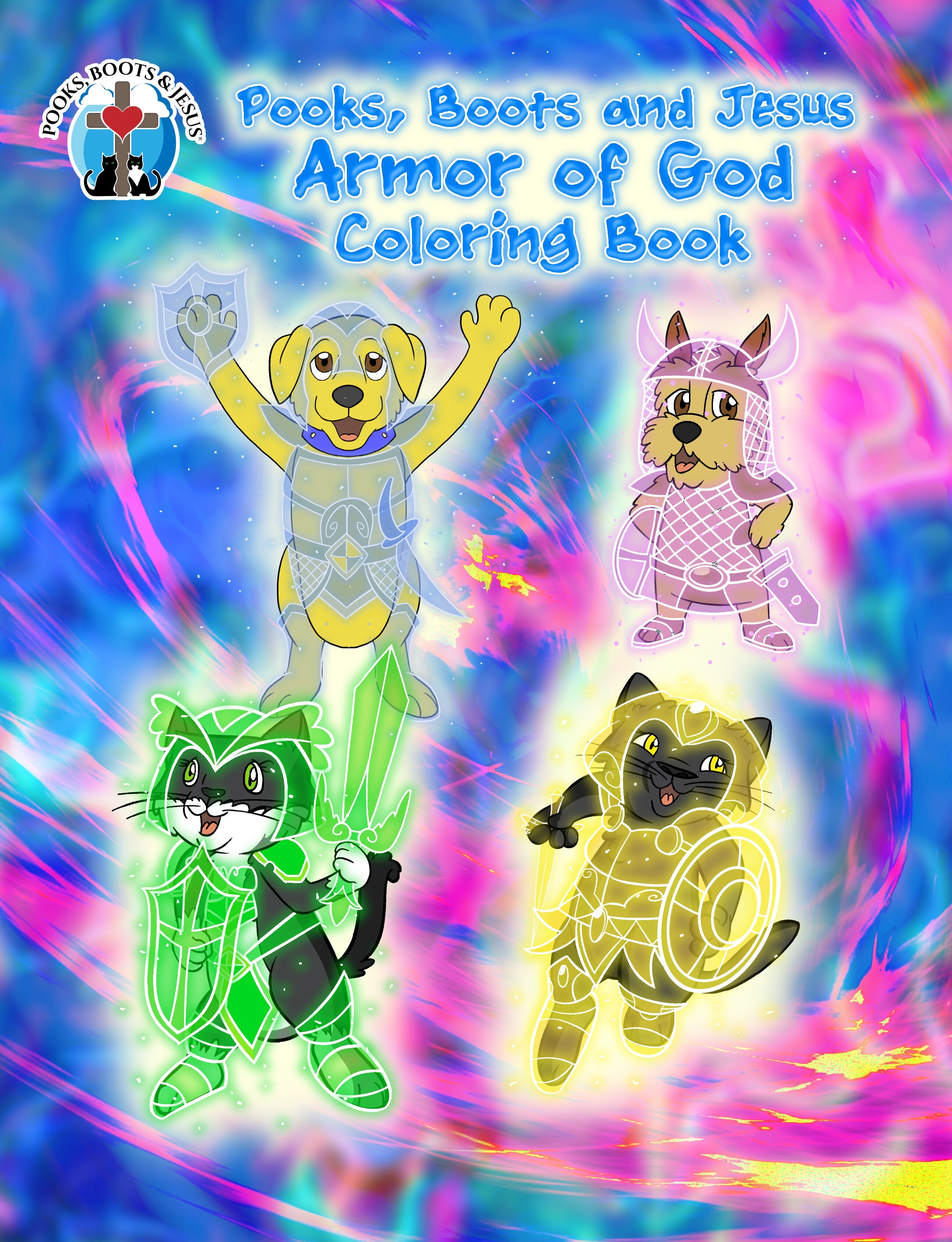 Pooks, Boots and Jesus Armor of God Coloring Book by Julie K. Wood ...