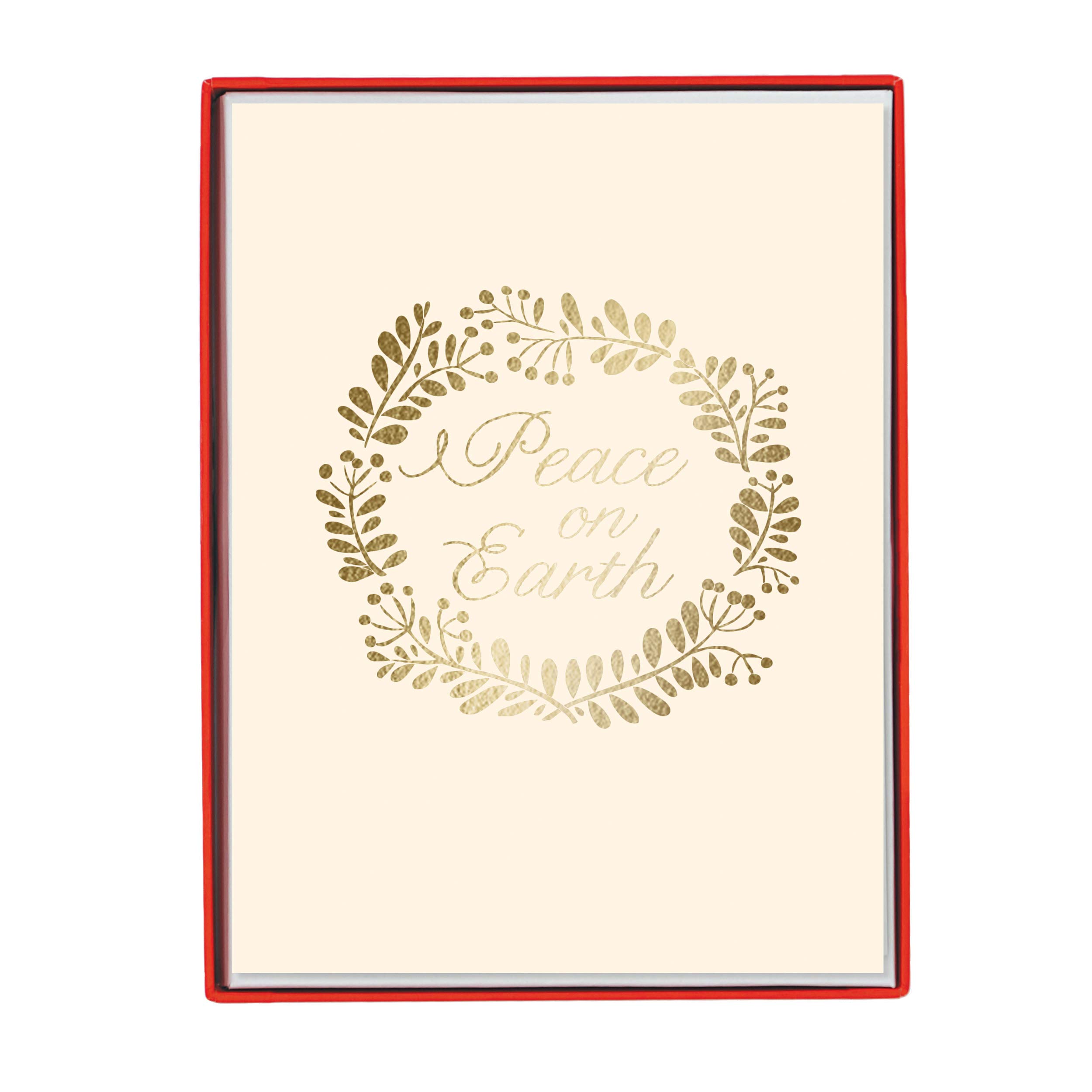 Graphique Peace on Earth Cards | Pack of 15 Cards with Envelopes ...