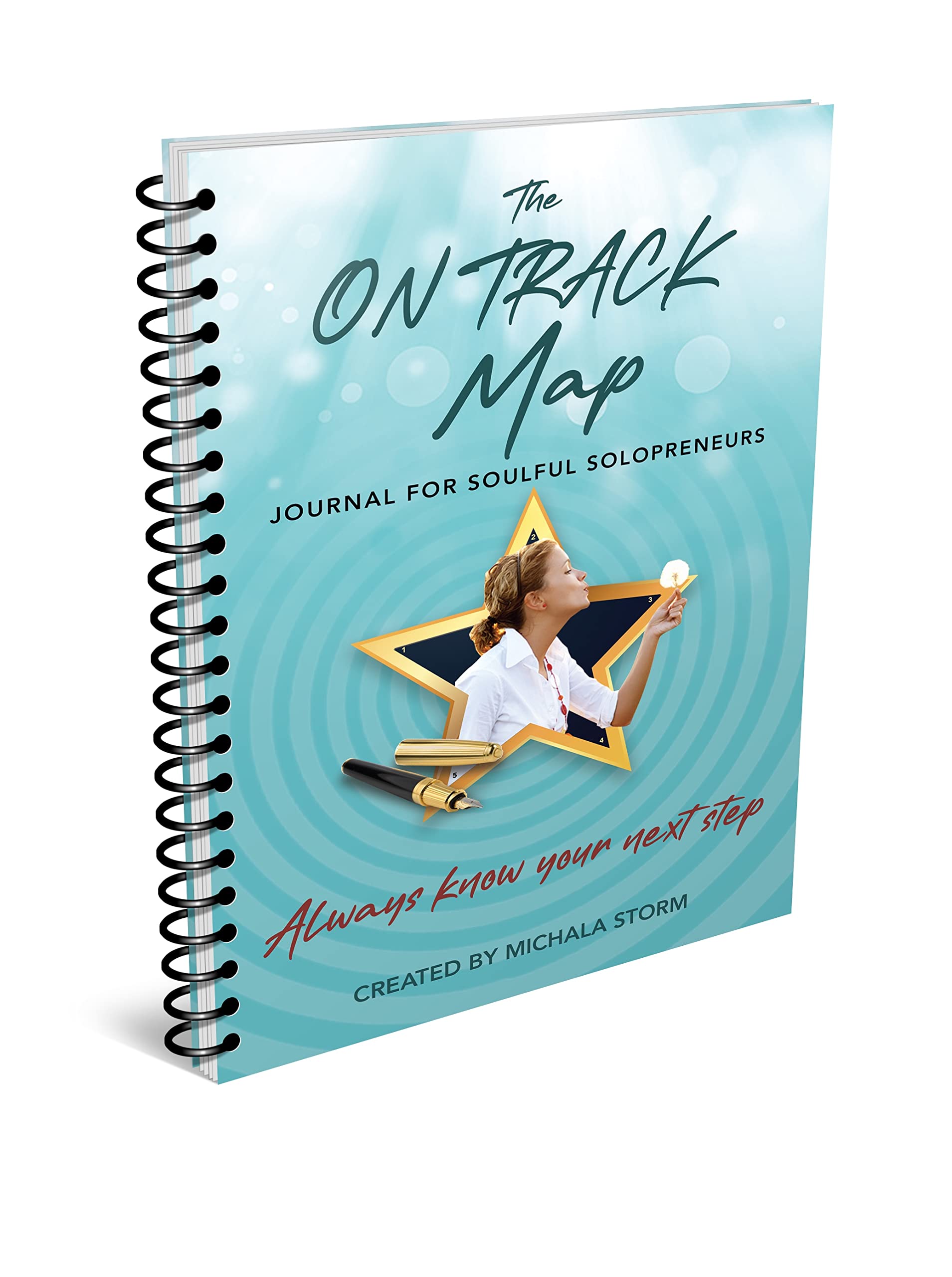 The ON TRACK Map Journal: For Soulful Solopreneurs by Michala Storm ...
