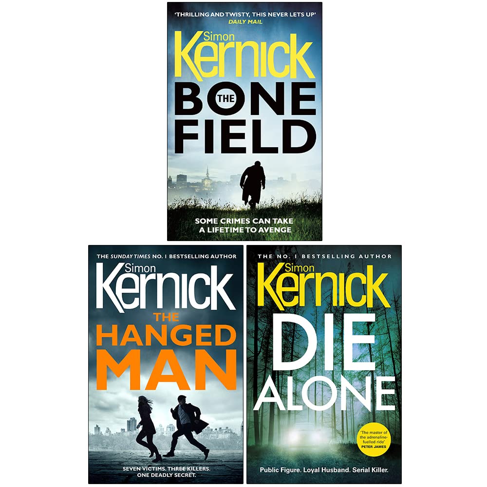 The Bone Field Series Collection 3 Books Set By Simon Kernick by Simon ...