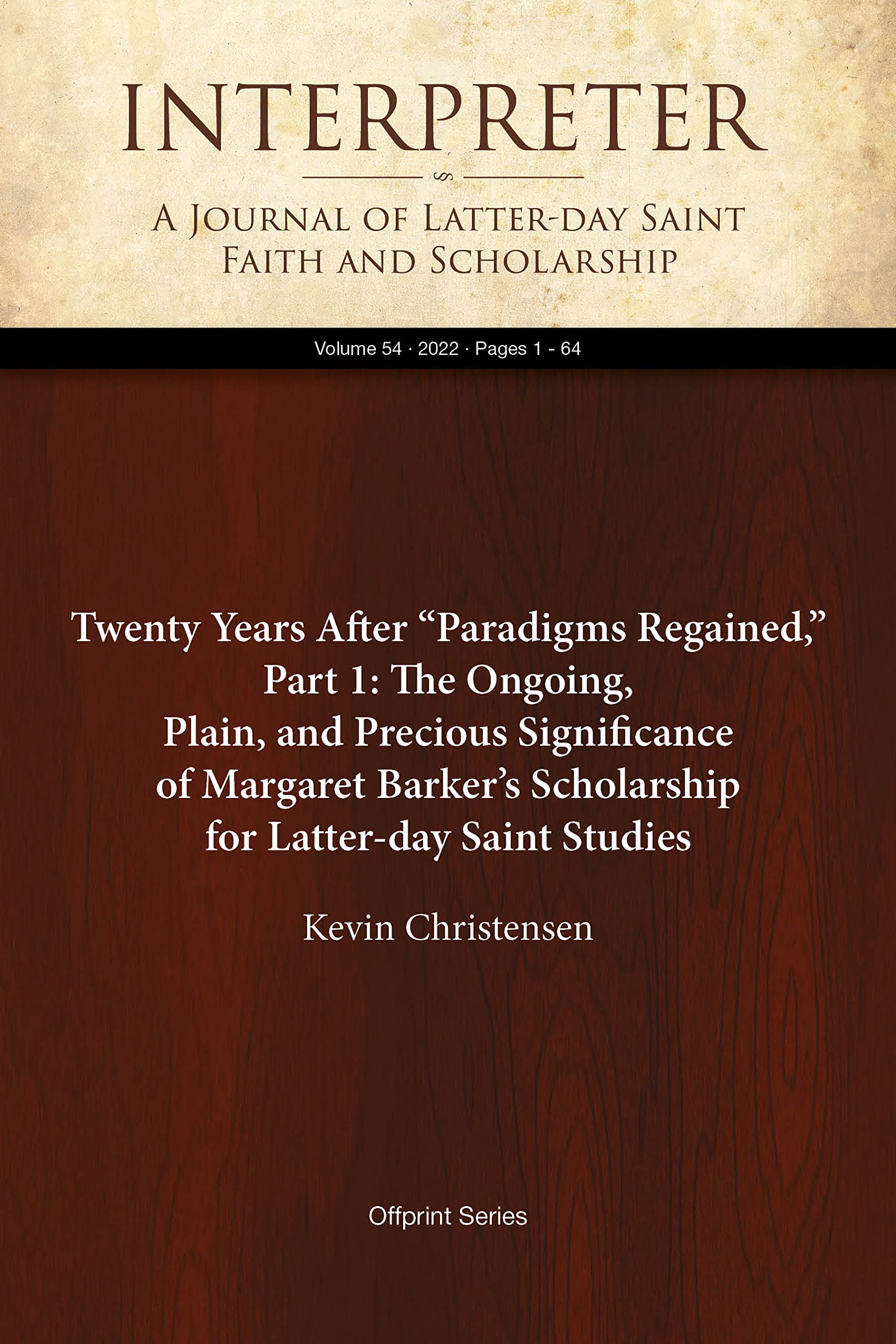 Twenty Years After “Paradigms Regained,” Part 1: The Ongoing, Plain ...