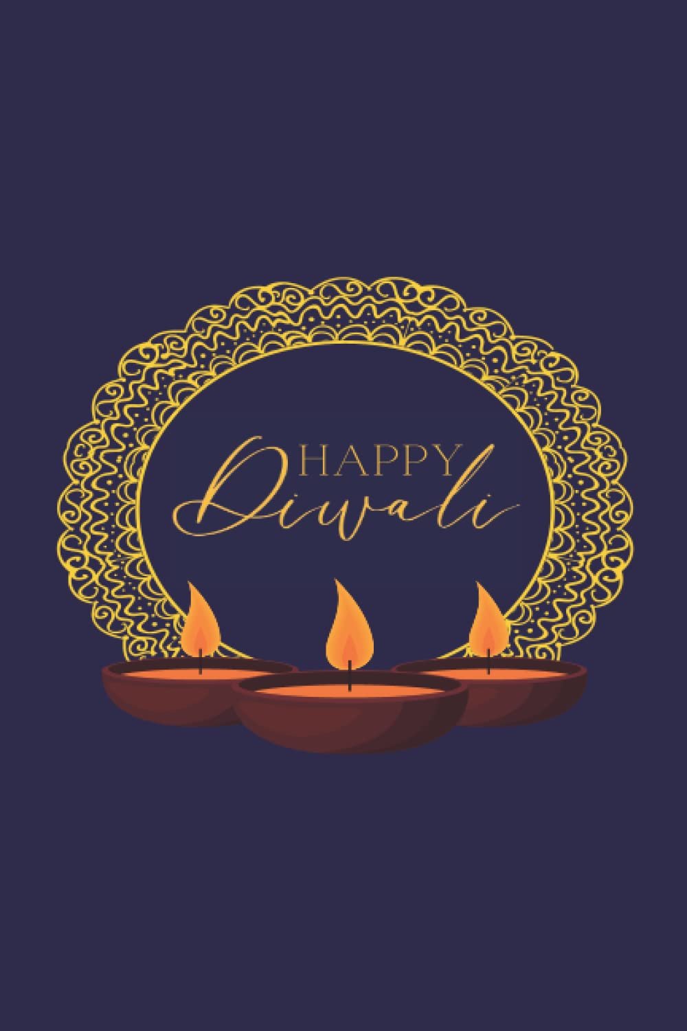 Happy Diwali: Composition Notebook Blank Lined Journal Happy Diwali ...