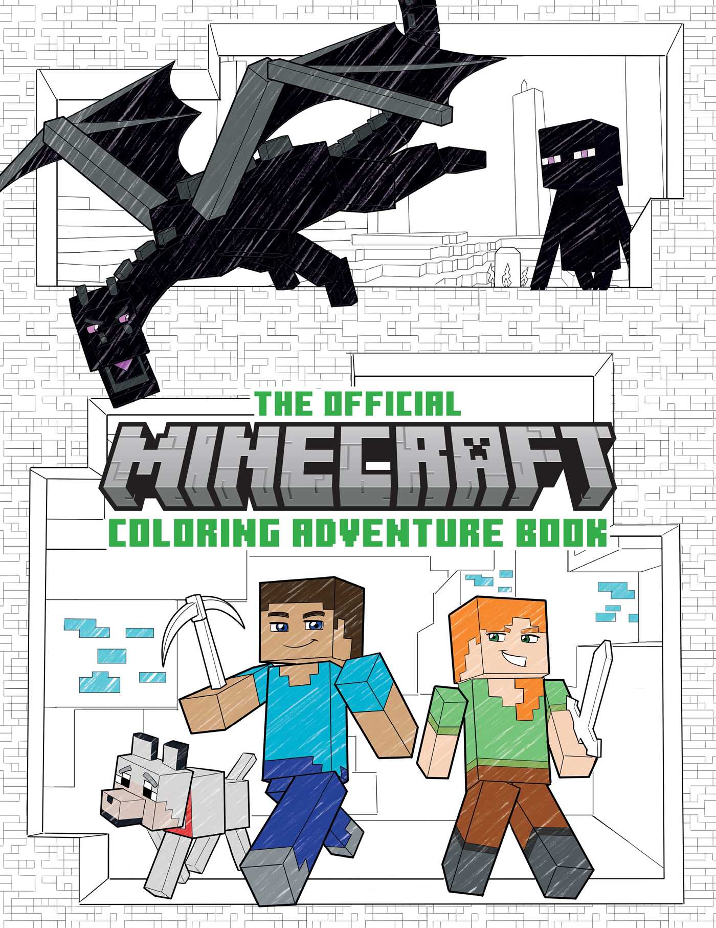 The Official Minecraft Coloring Adventures Book: Create, Explore, Color ...