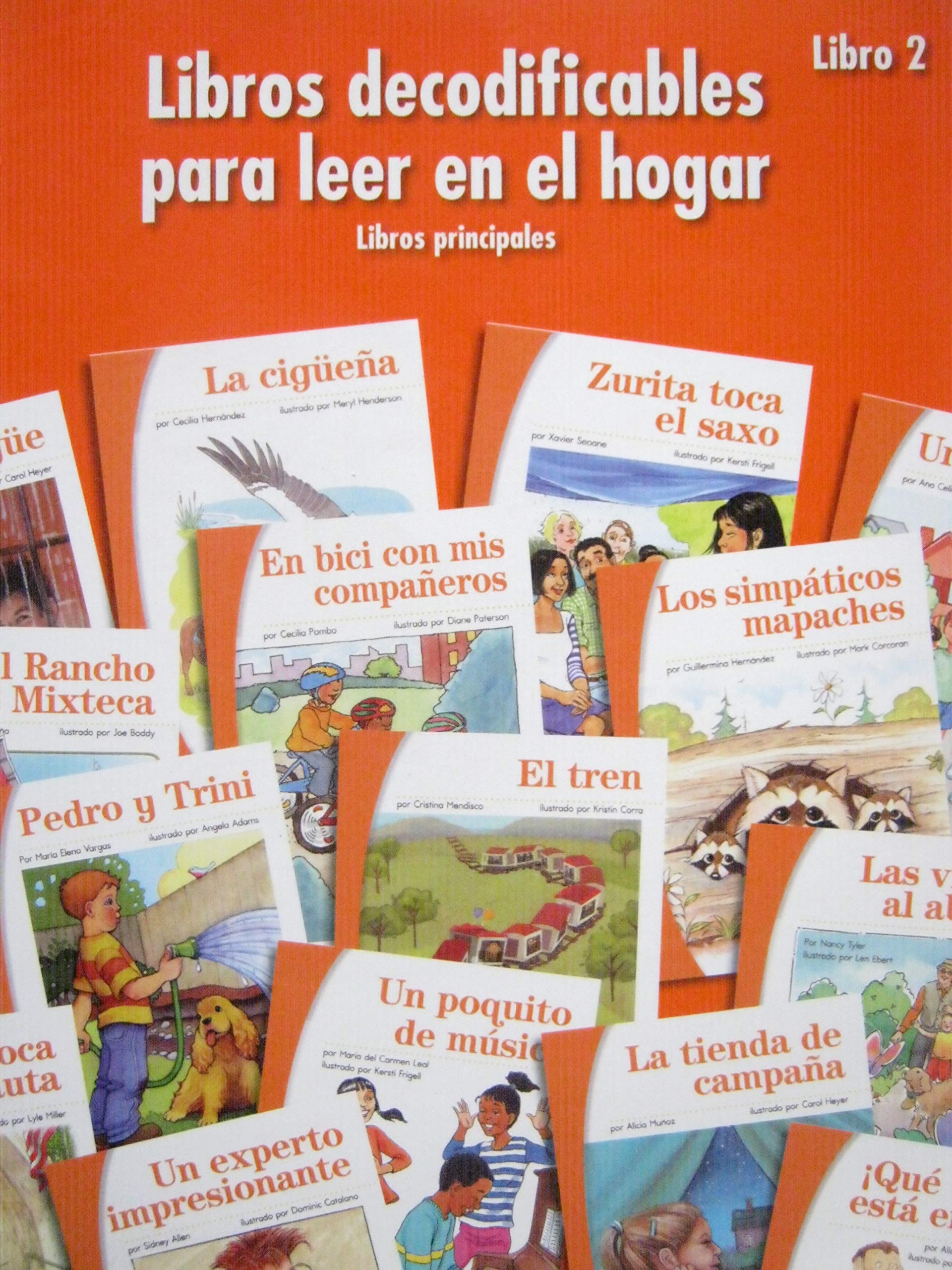 Libros decodificables para leer en el hogar: Libros principales Libro 2 ...