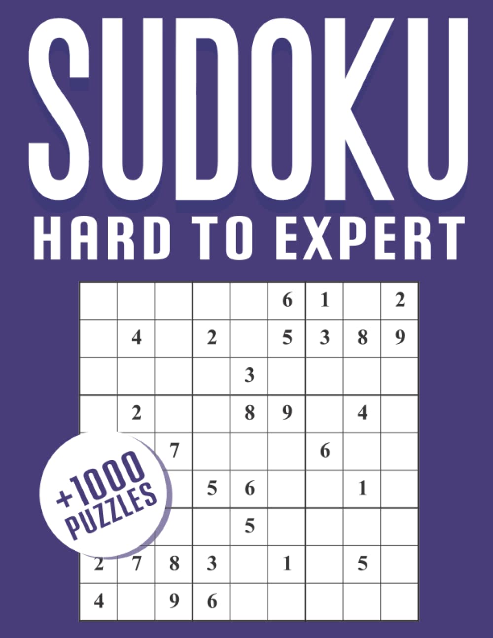 sudoku hard to expert: Huge Bargain Collection of 1000 Puzzles and ...